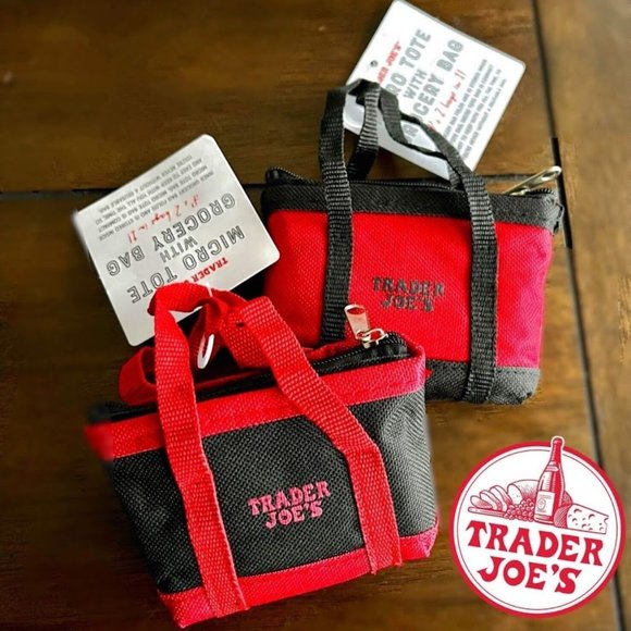 Trader Joes | Bags | Trader Joes Micro Tote With Grocery Bag 2 Pack ...